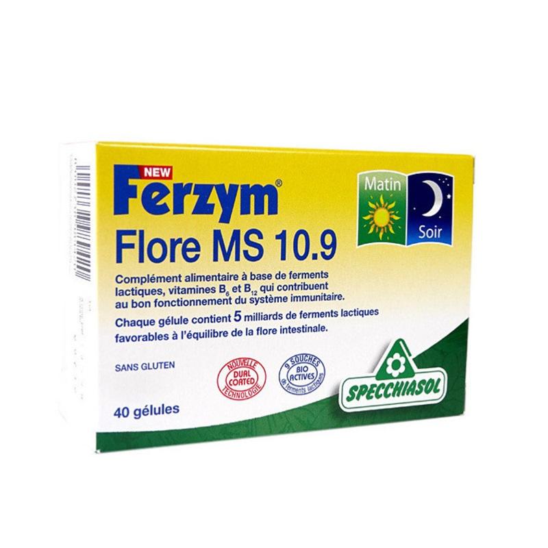 Ferzym Flore MS 10.9 - 40 gélules - Specchiasol