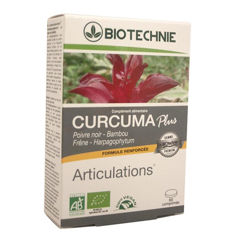 Curcuma Plus bio Articulation - 60 comprimés - Biotechnie